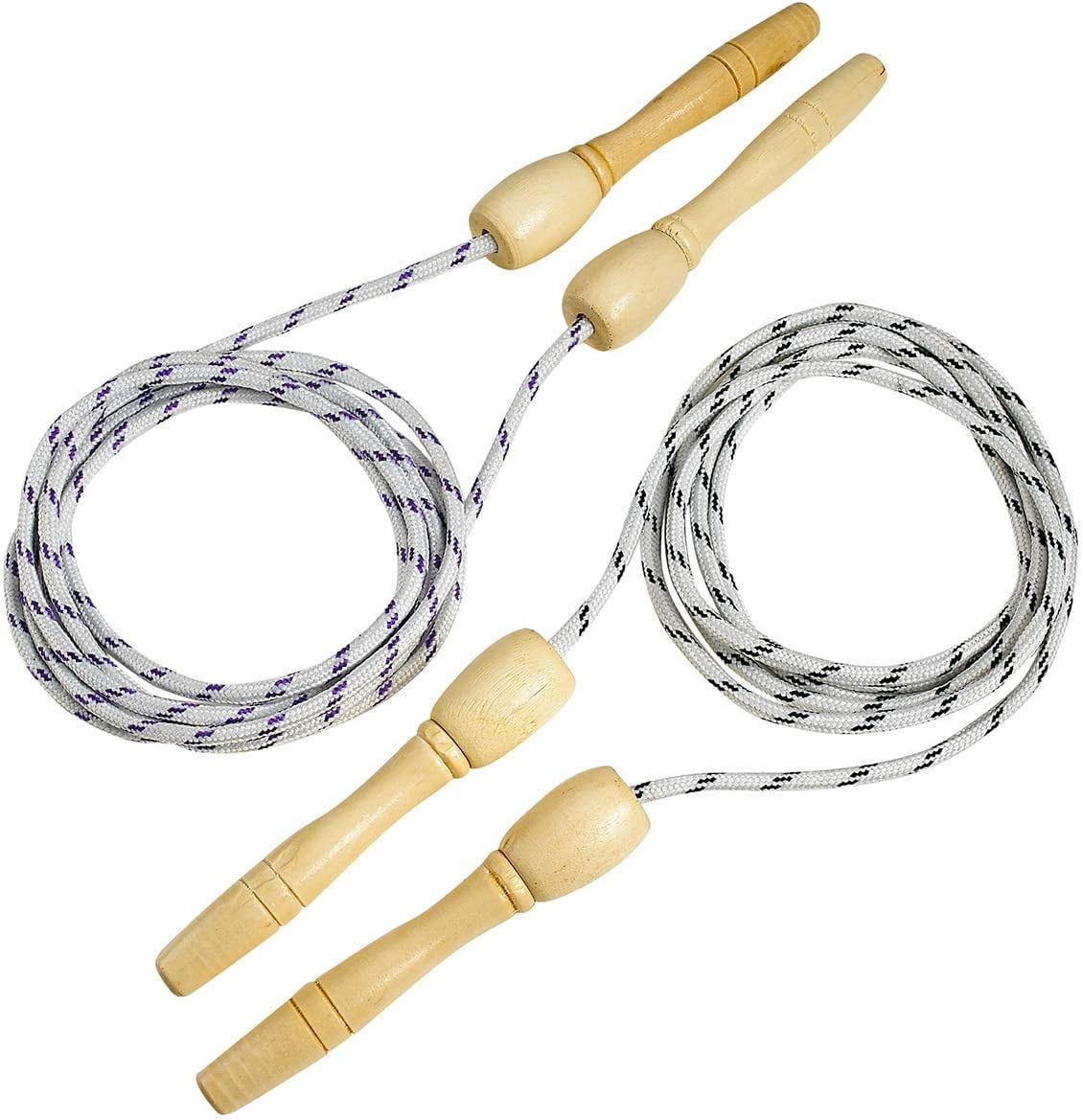 Jump Rope for Kids - Pack of 2 Assorted Color Adjustable Playing Rope ...