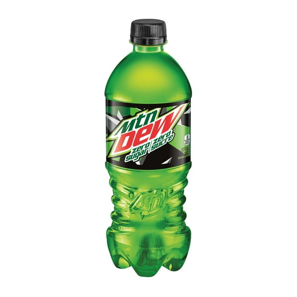 Mtn Dew Zero Sugar Soft Drink 591 mL, Bottle, Quench your thirst with ...