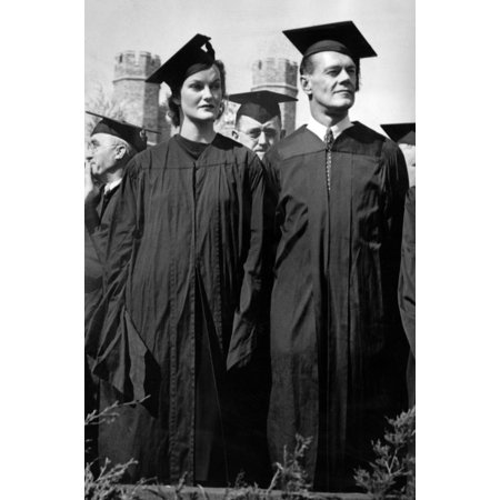 Doris Duke And Husband James H.R. Cromwell At Duke University During ...