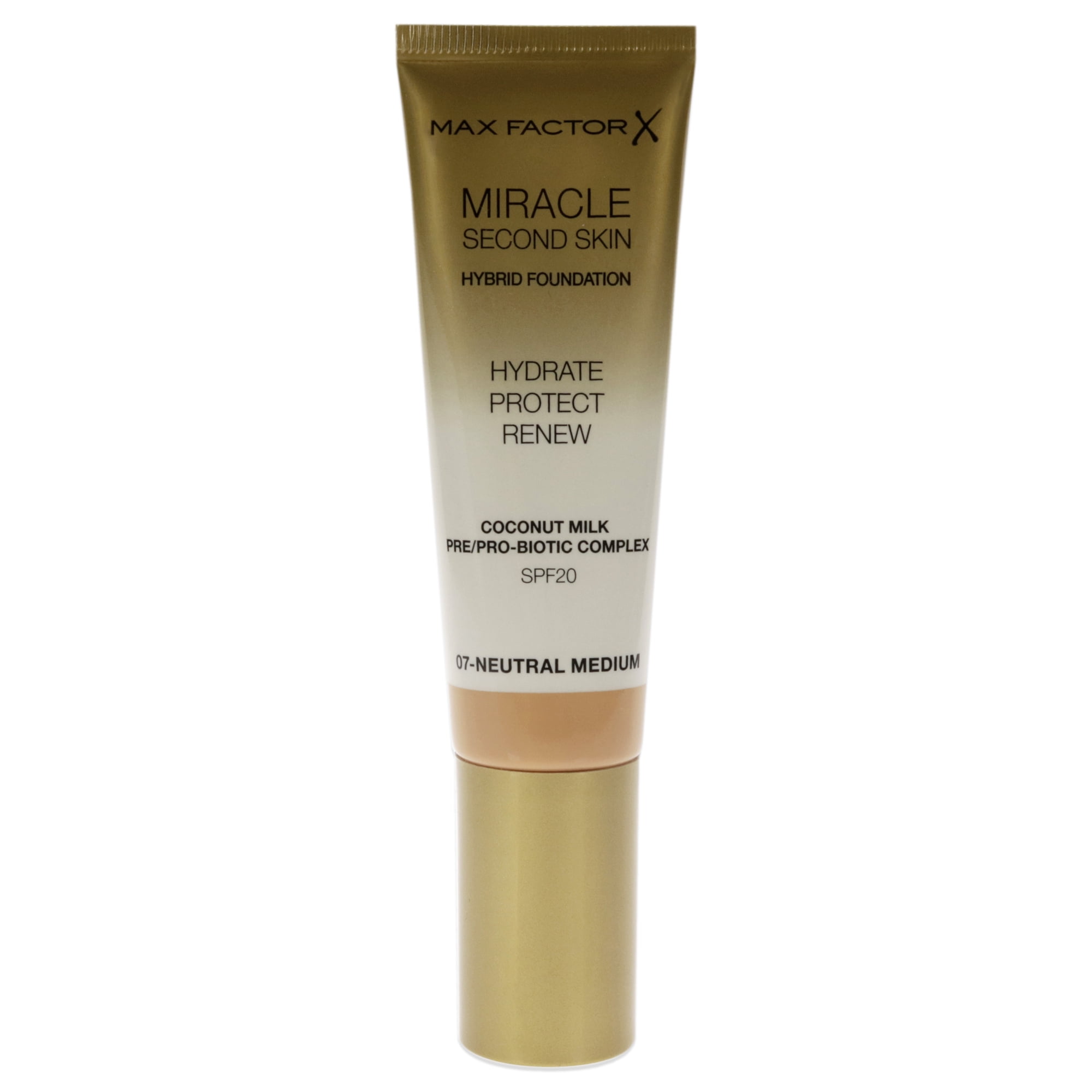 Miracle Second Skin Foundation SPF 20 - 07 Neutral Medium - Walmart.com