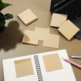3 Pack Aesthetic Sticky Notes 3 x 3 Inches with Lines Grids, 80 Sheets ...