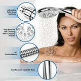 "PortableOut Detachable Handheld Shower Head, 60"" Hose, 6 Modes, High ...