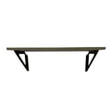 Hyper Tough Rustic Gray Laminated Wood Shelf 10 in x 23 5/8 in for ...