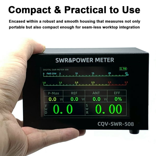 Standing Meter,200w Swr With 4.3 Inch Swr Meter Display Auto Shut-off ...