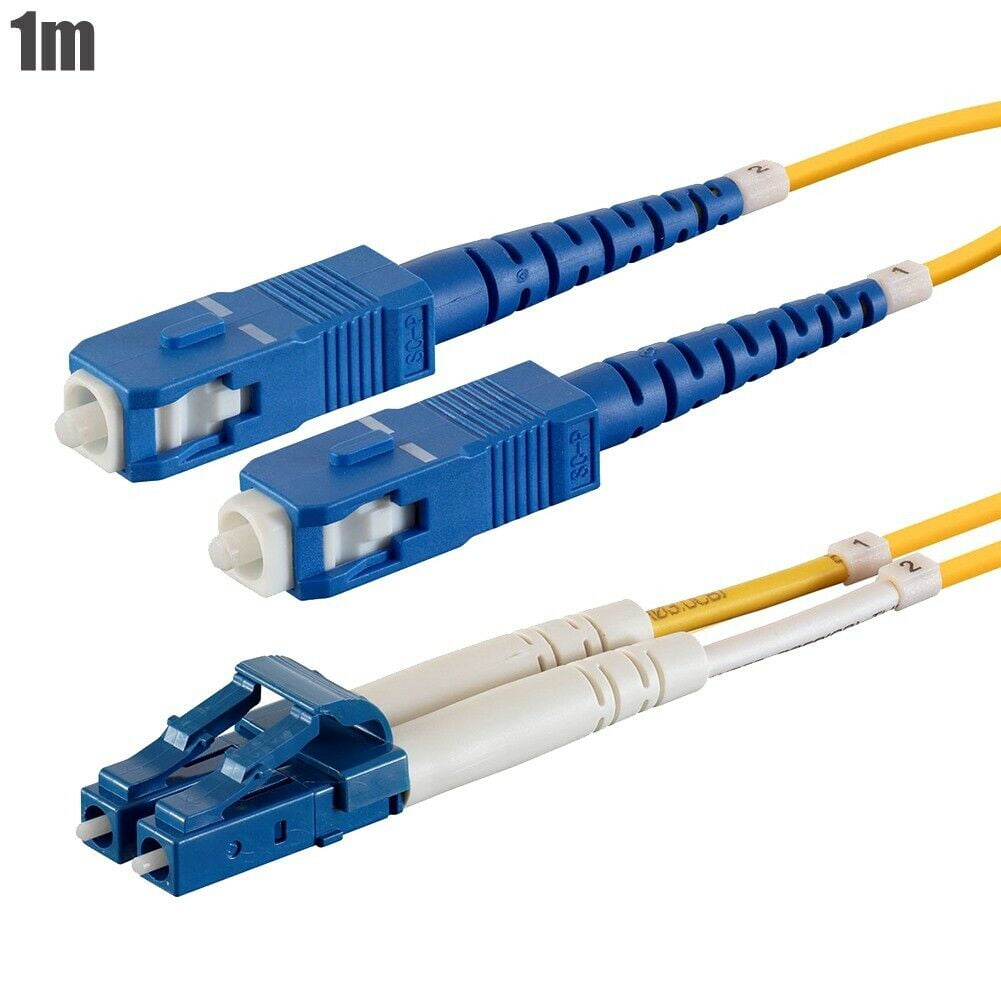 1M LC/UPC-SC/UPC Fiber Optic Single Mode Duplex 9/125 Optical Patch ... 1M LC/UPC-SC/UPC Fiber Optic Single Mode Duplex 9/125 Optical Patch ...
