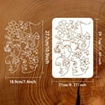 1pc Large Plastic Reusable Drawing Painting Stencils Templates for ...