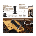 51 mm Coffee Tamper Adjustable Depth with Scale Espresso Springs ...