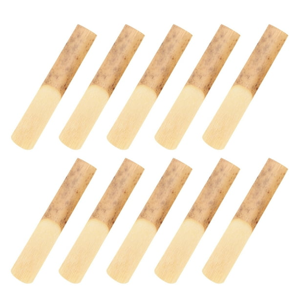 Cañas para clarinete, 10 piezas Cañas para clarinete con cañas de bambú ...