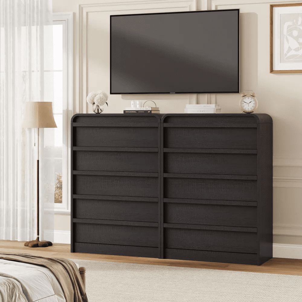 Click here for Tropow 5 Drawer Dresser Storage Cabinet - Modern W... prices