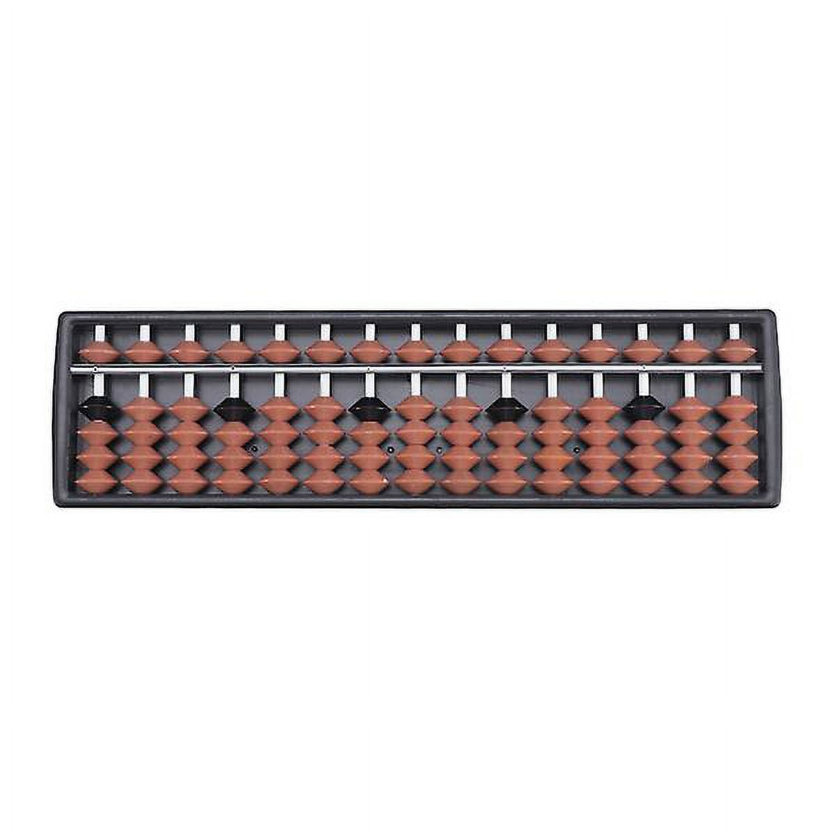 15 Digits Abacus Arithmetic Soroban Math Learning Aid Calculating Tool ...
