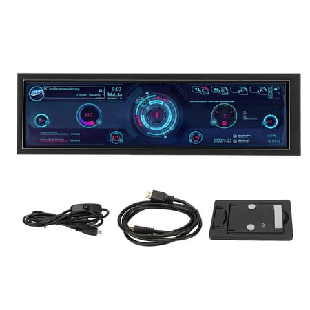 8.8 Inch IPS Display, Multifunctional Chassis Secondary Screen CPU GPU ...