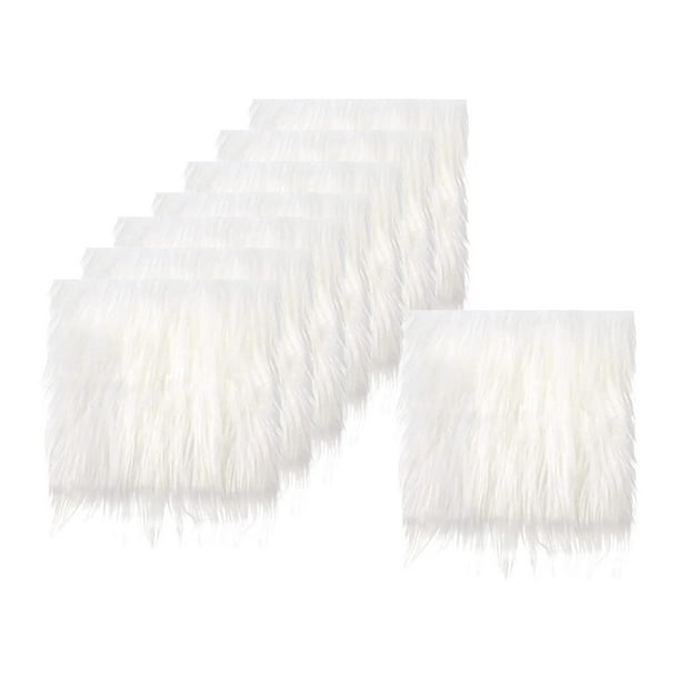 8 Pieces Faux Fabric Squares Fabric Patches DIY Handmade Crafts ...