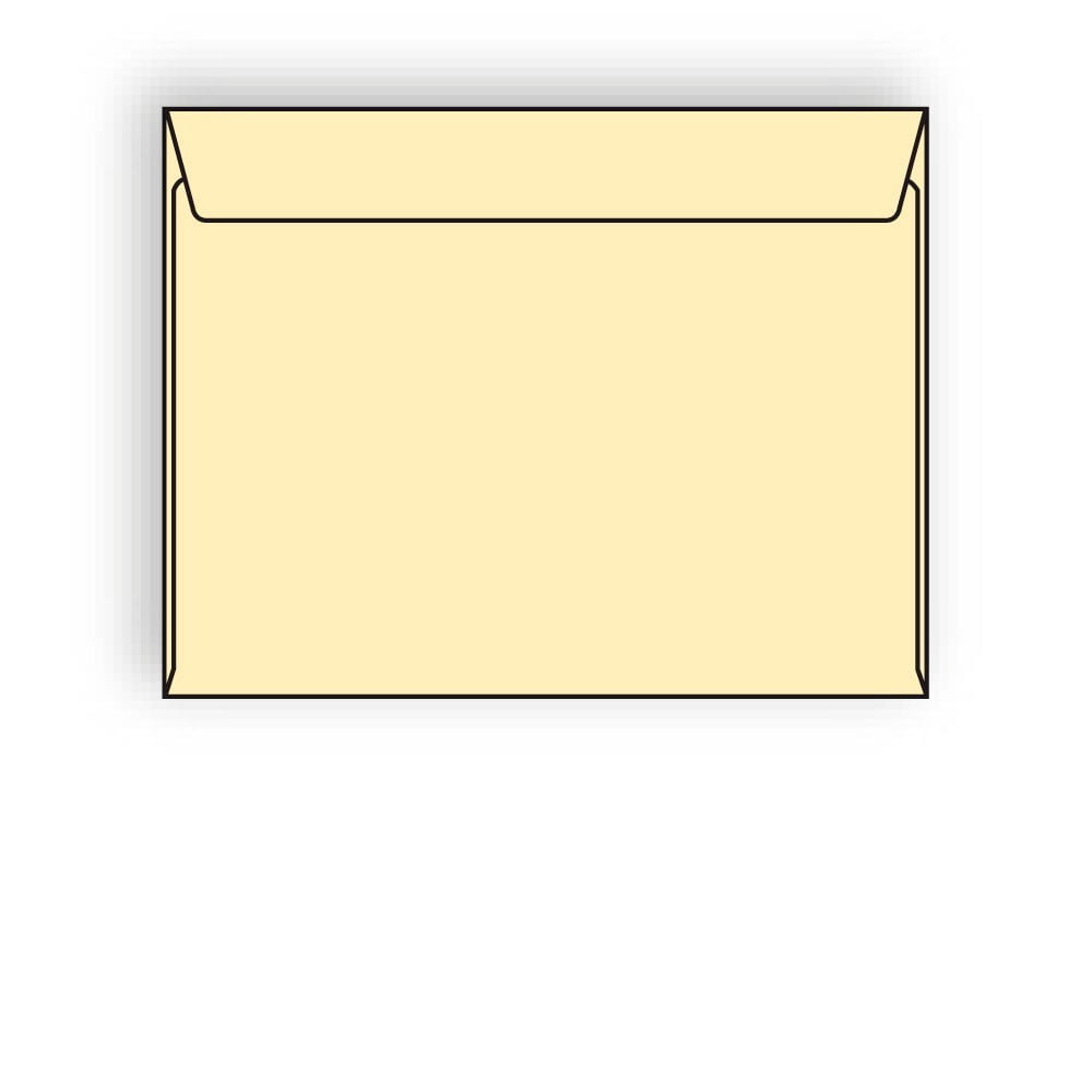 Open Side Booklet Envelopes, 9" x 12", 28#, Recycled, Pastel, Acid Free ...