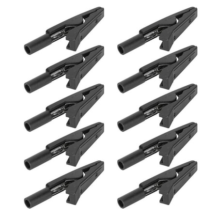 Wire Test Clip, 10PCS Battery Cable Clamp Pure Copper 6mm Open 30V-60V ...