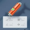 Agiufgs Mini LED Flashlight Aluminum, 5 Brightness Levels with ...
