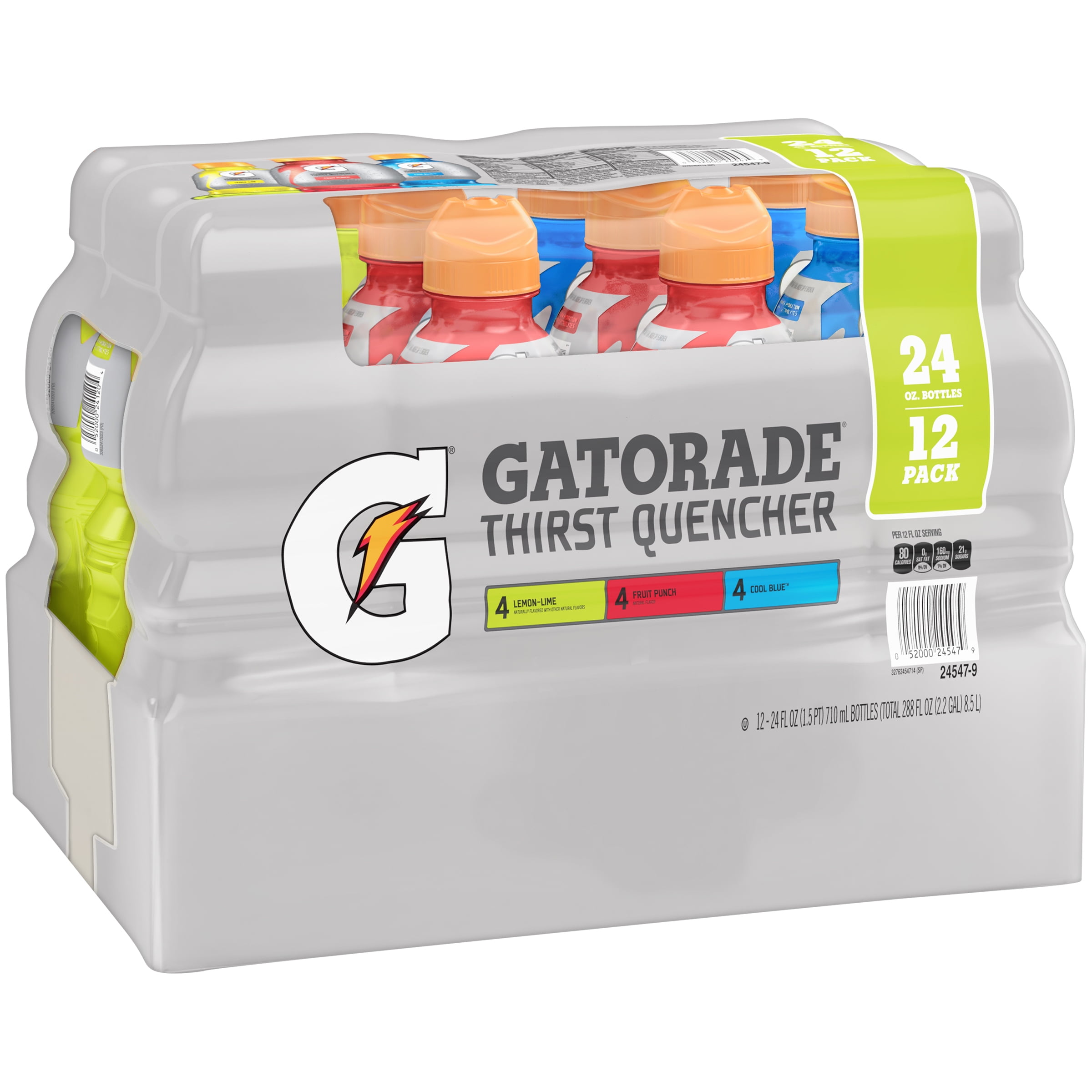 Gatorade® Lemon-Lime, Fruit Punch & Cool Blue™ Thirst Quencher Variety ...