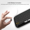 H18 2.4GHz Wireless Keyboard Full Touchpad Remote Control Keyboard ...