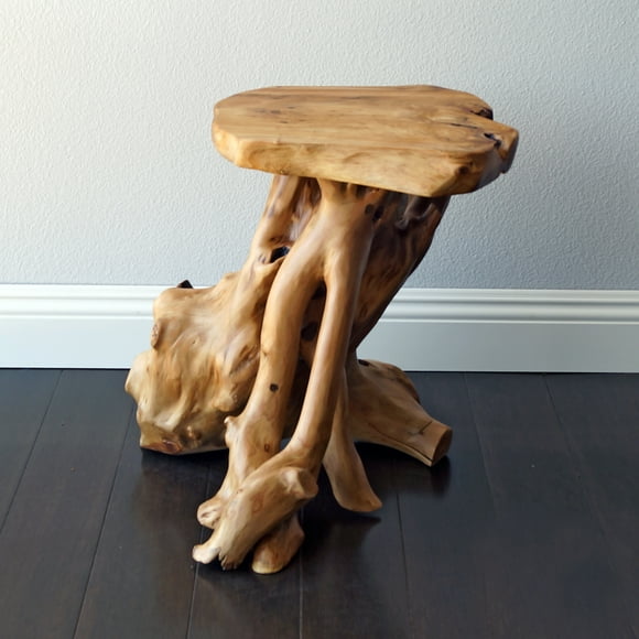 Tree Stump End Table