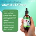 Liquid Health 2 Pack Vitamin B12 Liquid Pure Methyl Drops, Methylcobalamin Energy Boost Natural ...
