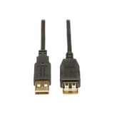 Tripp Lite USB 2.0 Gold Extension Cable, 3', U024-003 - Walmart.com