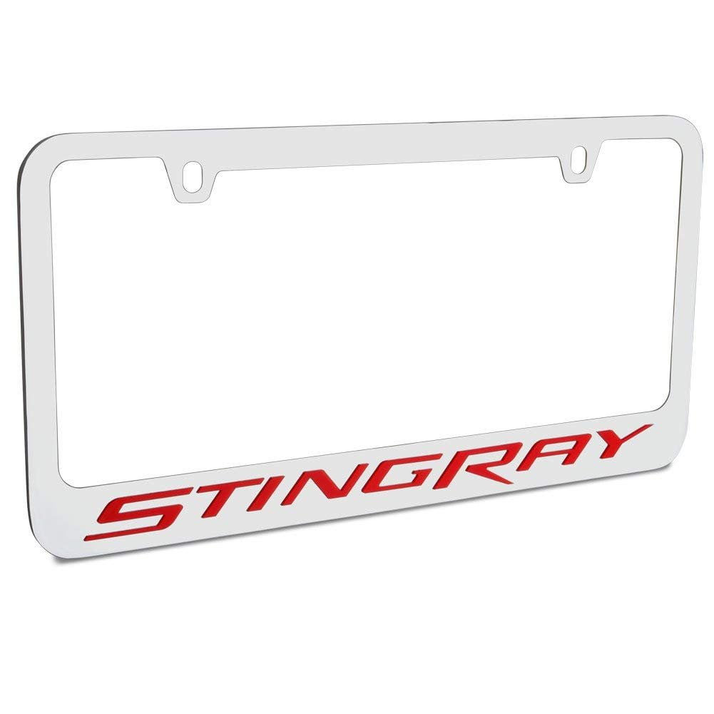 West Coast Corvette / Camaro C7 Stingray License Plate Frame - Chrome ...