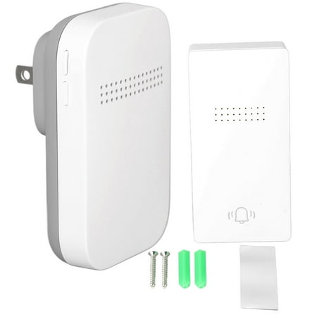 Wireless Door Bell,Self Powered Door Bell Indoor Doorbell Receiver Push ...