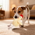 Forestwhale 12.6" Yellow Chicken Plush Dog Chew Toy Unfilled ...