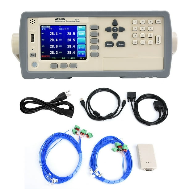 Multichannel Temperature Tester,AT4116 TFT Screen Display USB ...