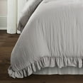 "Lush Decor Reyna Textured Ruffle Detail Back To Campus Dorm Room ...