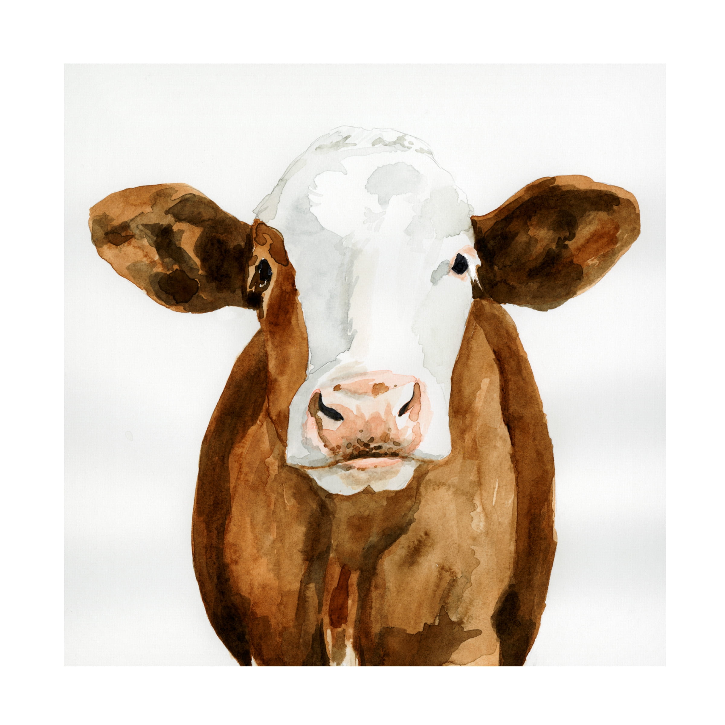 Victoria Barnes 'Cow Gaze II' Canvas Art - Walmart.com
