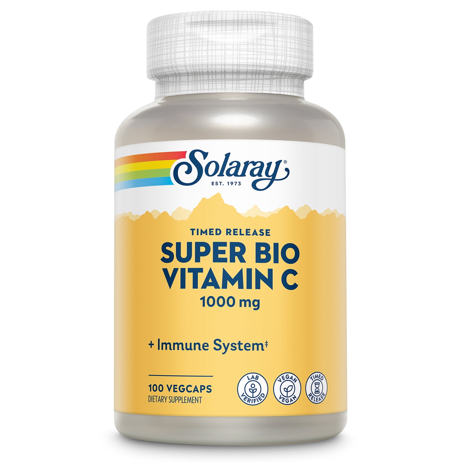 Solaray Super Bio Vitamin C 1000mg Buffered Time Release Capsules Solaray Super Bio Vitamin C 1000mg Buffered Time Release Capsules
