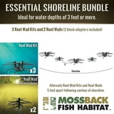 MossBack Fish Habitat Essential Shoreline Bundle Fish Habitat Structure ...