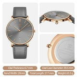 A ALPS Woman Watches Simple Watch for Woman Analog Ultra Thin ...