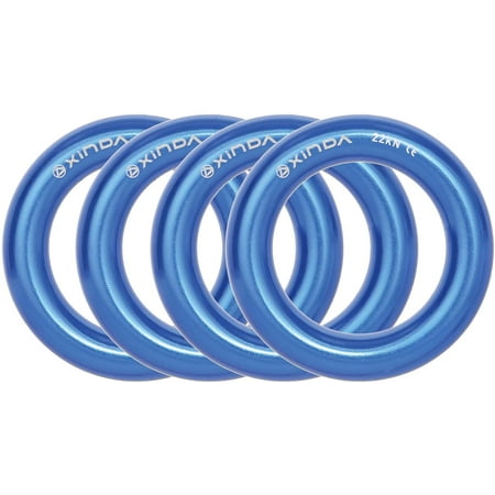 Large Rappel Ring, 22KN Aluminum Alloy O-Ring for Rock Climbing,Rescue ...