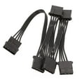 Big 4Pin to Power Cable 1 to 5 Extension Power Splitter Adapter Cable ...
