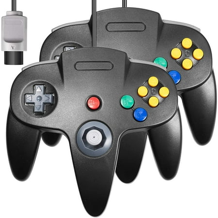 [New Joystick] 2 Pack Classic 64 Controller, XYCCA Game pad Joystick ...
