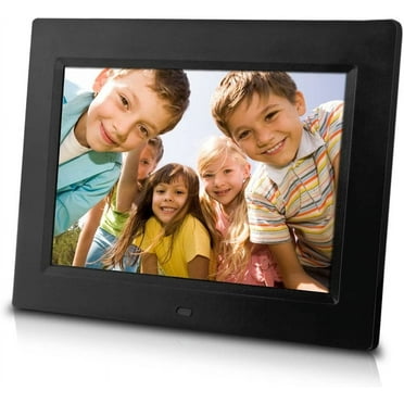 Sungale CD802 8" Digital Photo Frame - Black - Walmart.com