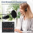 BM-800 Professional Condenser Microphone Kit with V8 Sound Card & Voice ...