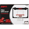 ESPN Mini Basketball Hoop, Over The Door Basketball Hoop Includes 2 ...