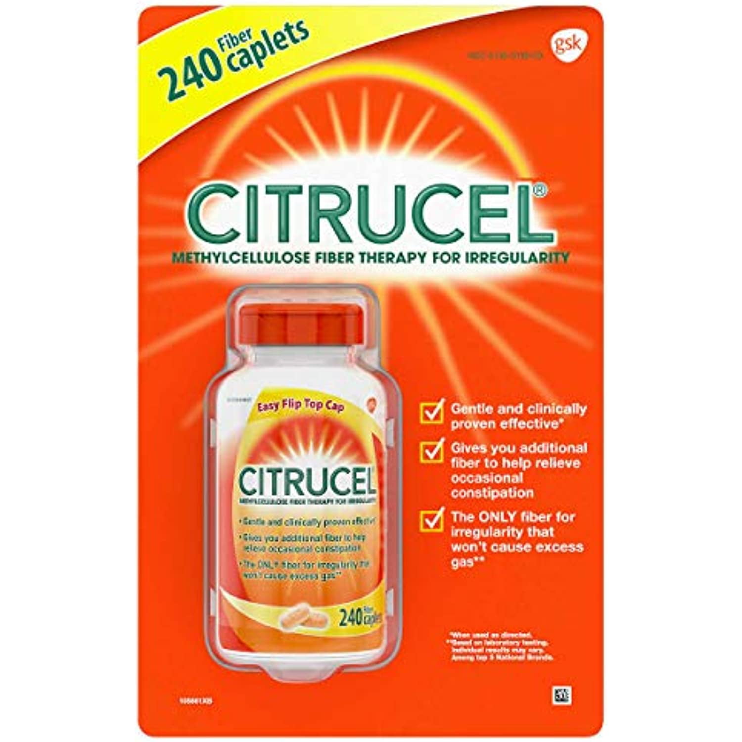 Buy Citrucel with Smartfiber Caplets, Multi Value 1 Pack ( 240-Count ...