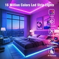 100ft Led Strip Lights for Bedroom, Color Changing Led Light Strips Kit ...