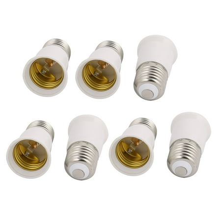 7 Pcs E26 to E26 LED Bulb Base Adapter Converter Light Socket Lamp ...