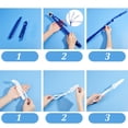 4Pcs Plastic Folding Dusters Dust Cleaner Handles 4Sets PP Retractable ...