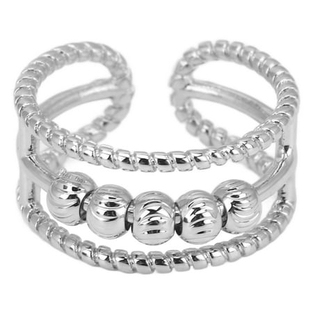 Anxiety Relief Ring,Bead Stress Relief Ring Adjustable Stress Relief ...