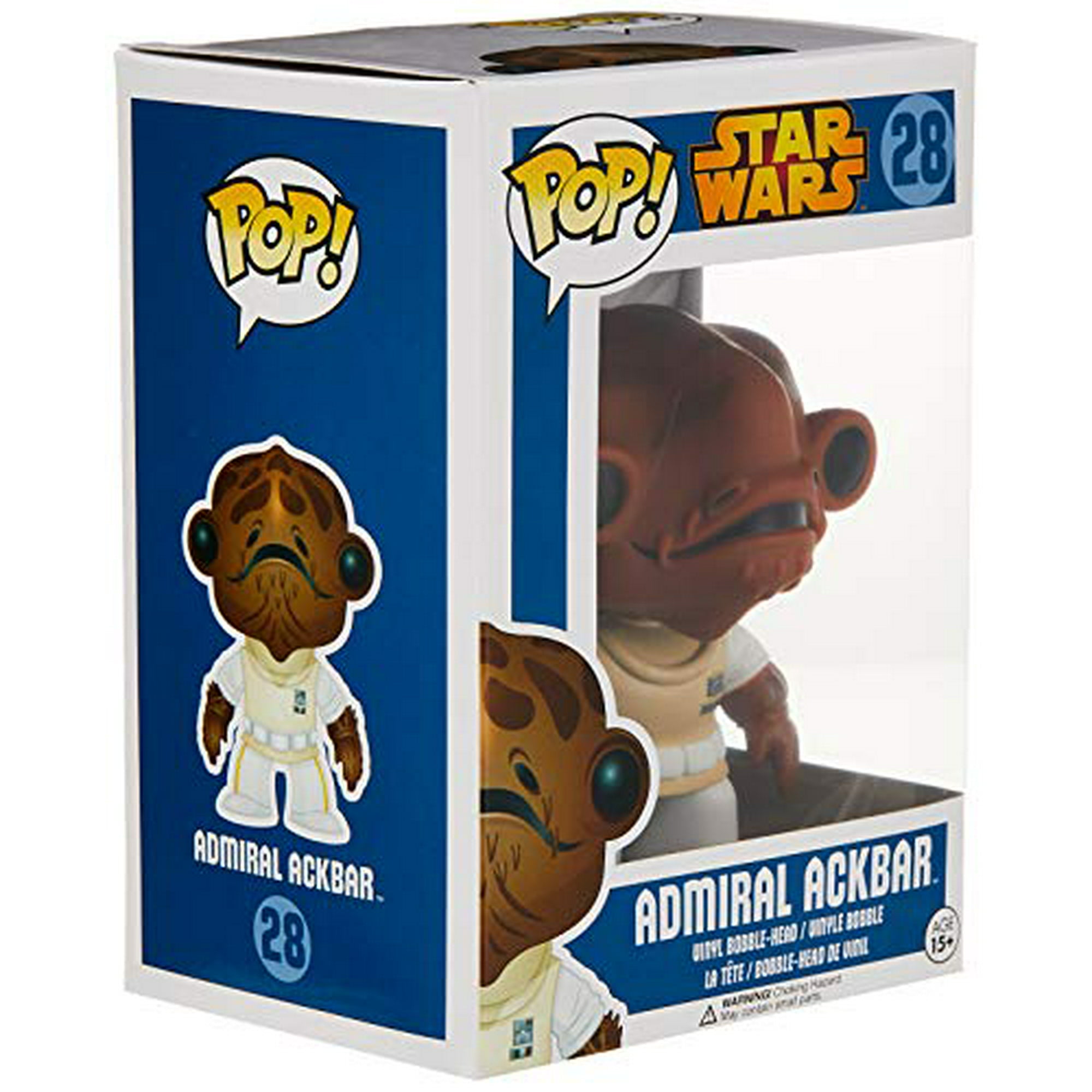 Click here for Funko Pop! Star Wars: Admiral Ackbar One Size prices
