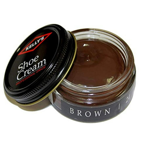 Kelly's Shoe Cream - Professional Shoe Polish - 1.5 oz - Brown - Walmart.com