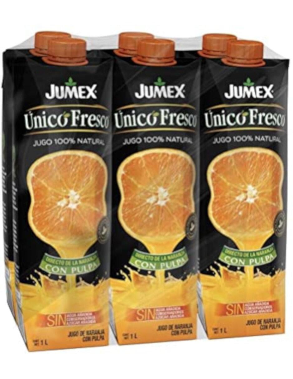 Pack de 6 Jugo Jumex Unico Fresco Packs 2/1 L Jumex Freco | Bodega ...
