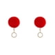 Llavero de bola peluda sweethay 2piezas Rojo 7cm | Bodega Aurrera en línea