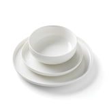 Oneida Entertain 365 24 Seven 12-Piece White Porcelain Tableware Set ...