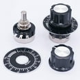 2Pcs Single Turn Rotary Potentiometer, Carbon Film Variable Resistor ...